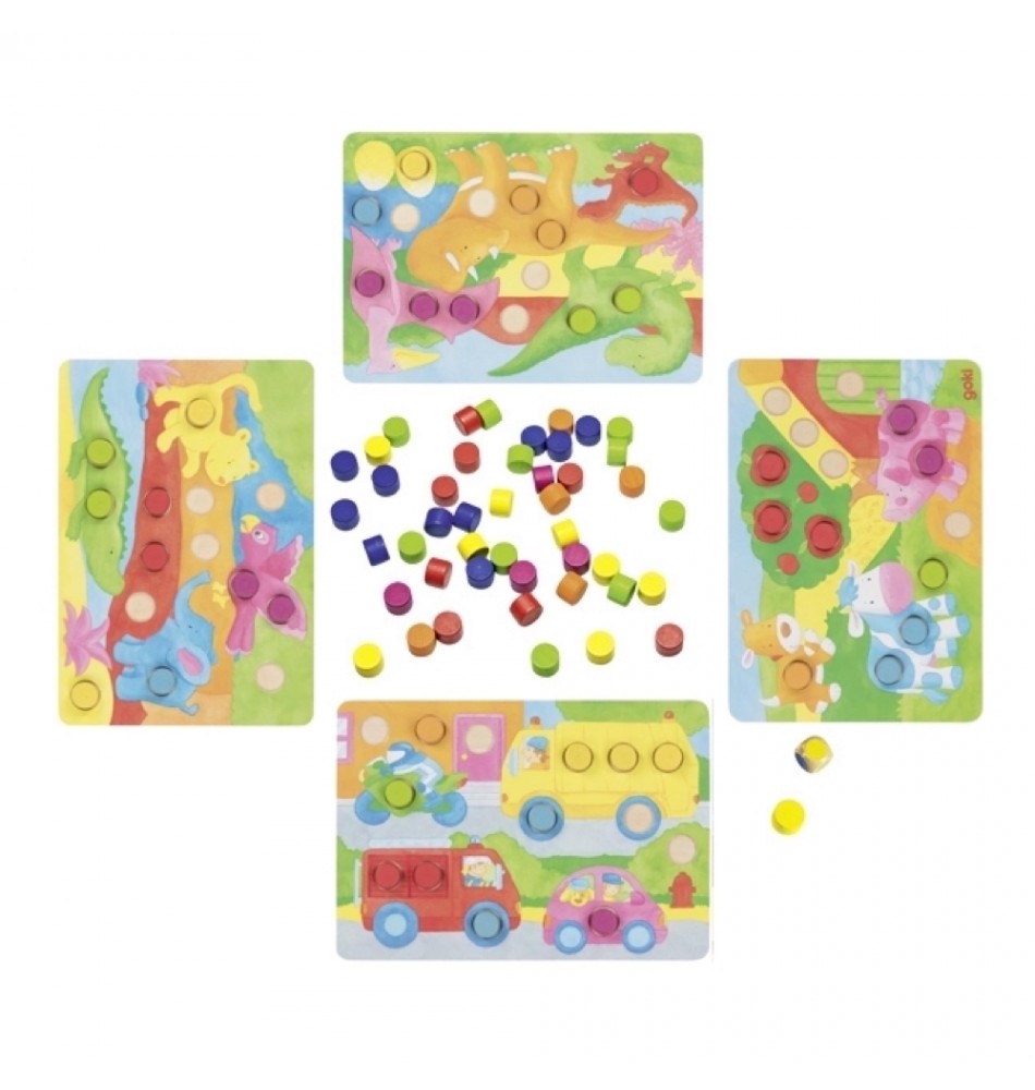 Jeu du loto - Loto des couleurs : Apprendre les couleurs en s'amusant