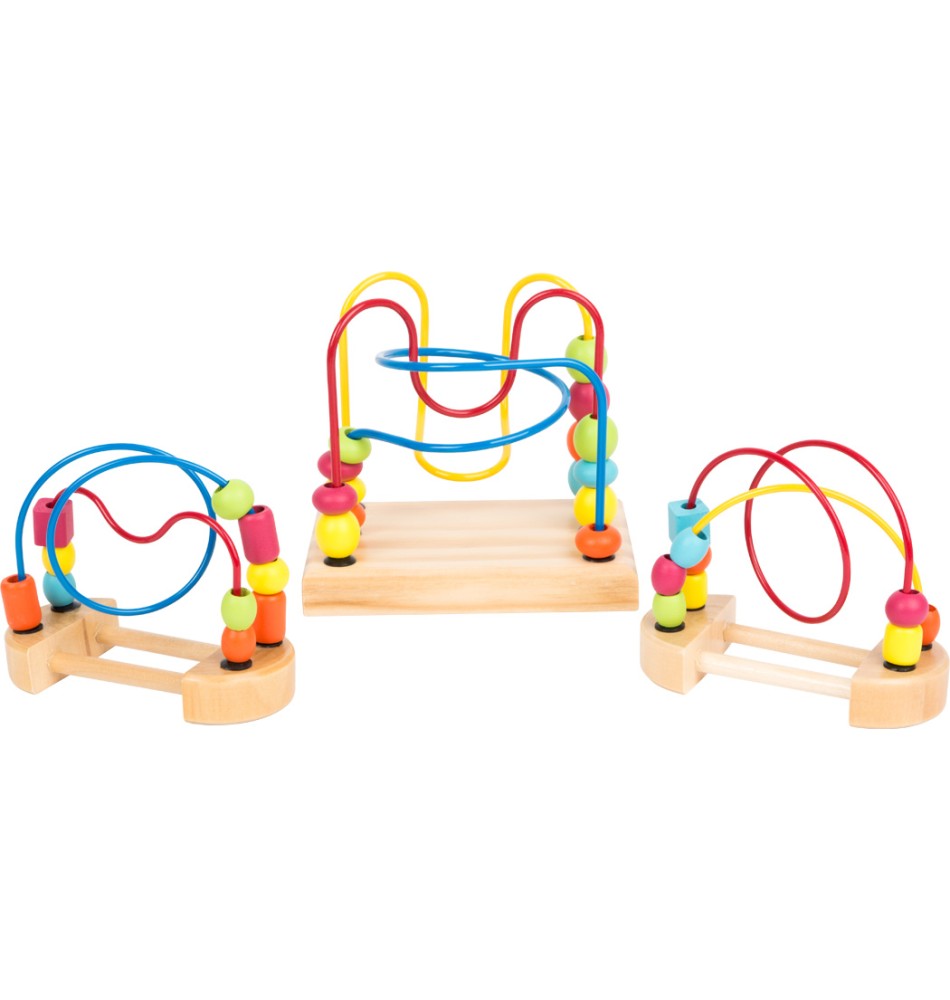 Boulier bébé - Circuit de motricité en bois